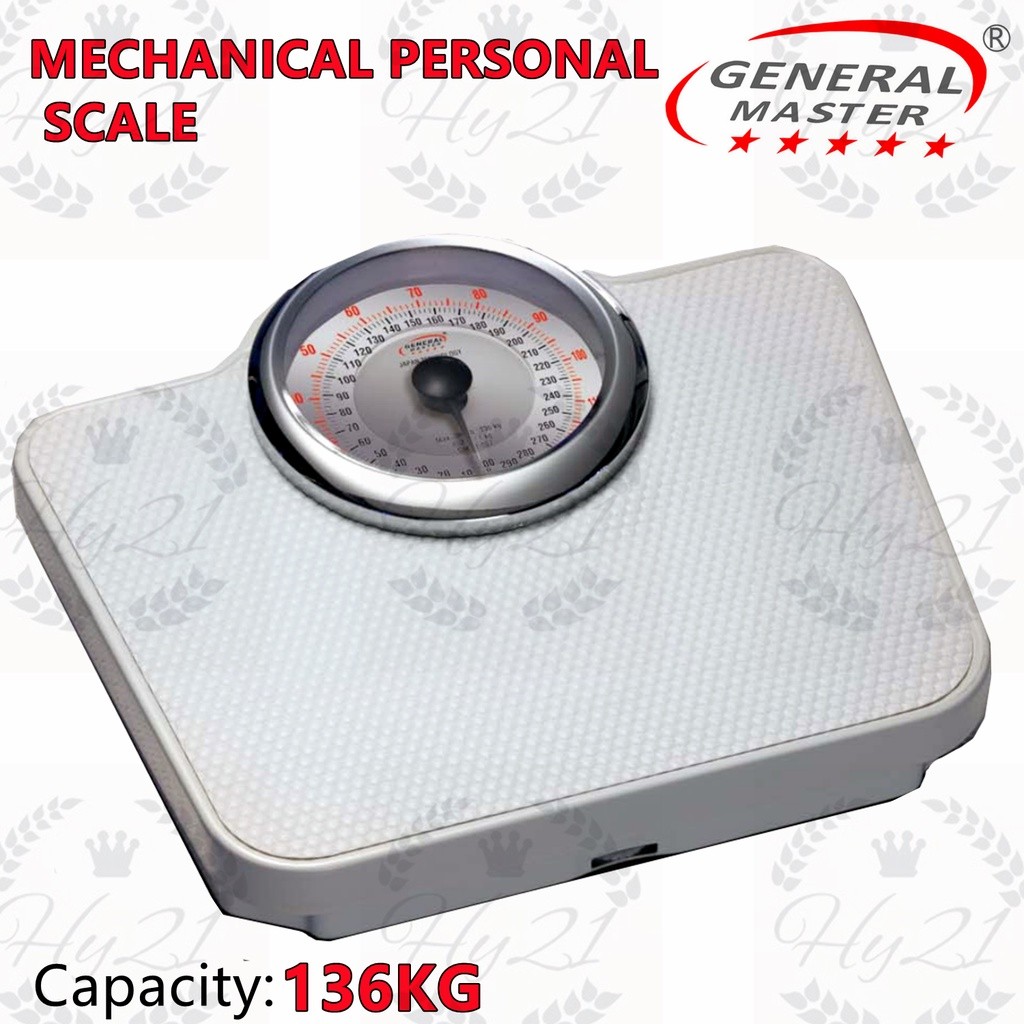 GMBR-007 General Master Mechanical Personal Scale (Bathroom Scale) 136 ...