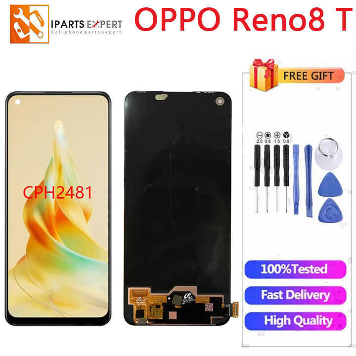 IPARTSEXPERT AMOLED Original For Oppo Reno8 T 8T 4G 5G Cph2481 Cph2505 ...