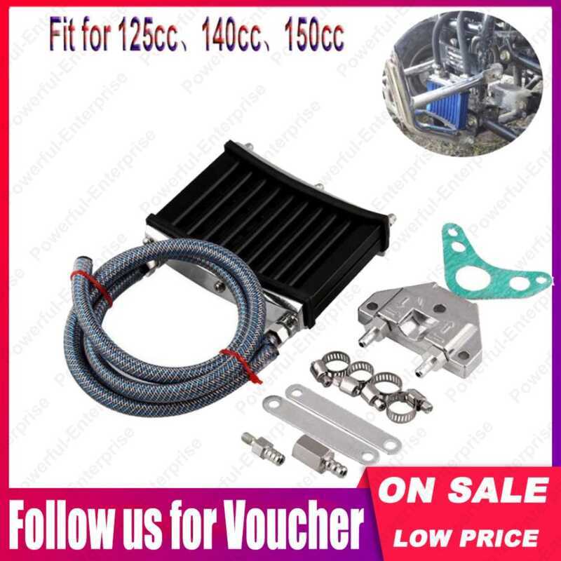 1Year Warranty Universal Oil Cooler Cooling Radiator For 125Cc 140 ...