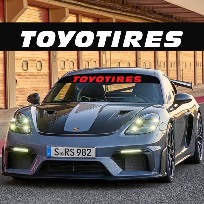 CODCOD TOYO TIRES Car Front Windshield Sticker Low Profile Modified ...