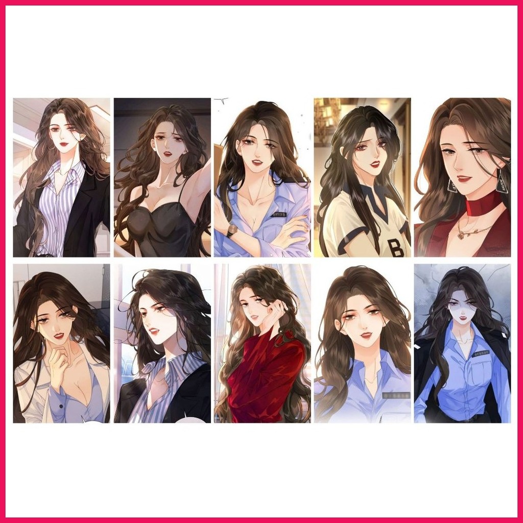 ♟ ☂ [PRE-ORDER] GL/Yuri Photo cards VER. 1 (9&10PCS. PER SET) MANHUA ...