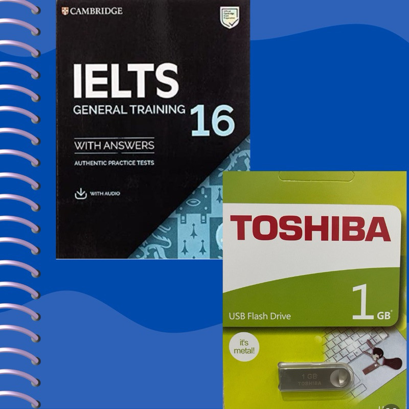 IELTS General Training 16 with USB and free answer sheets | Shopee ...
