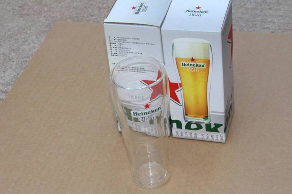 German Heineken Beer Exported to Taiwan Custom Beer Glass High ...