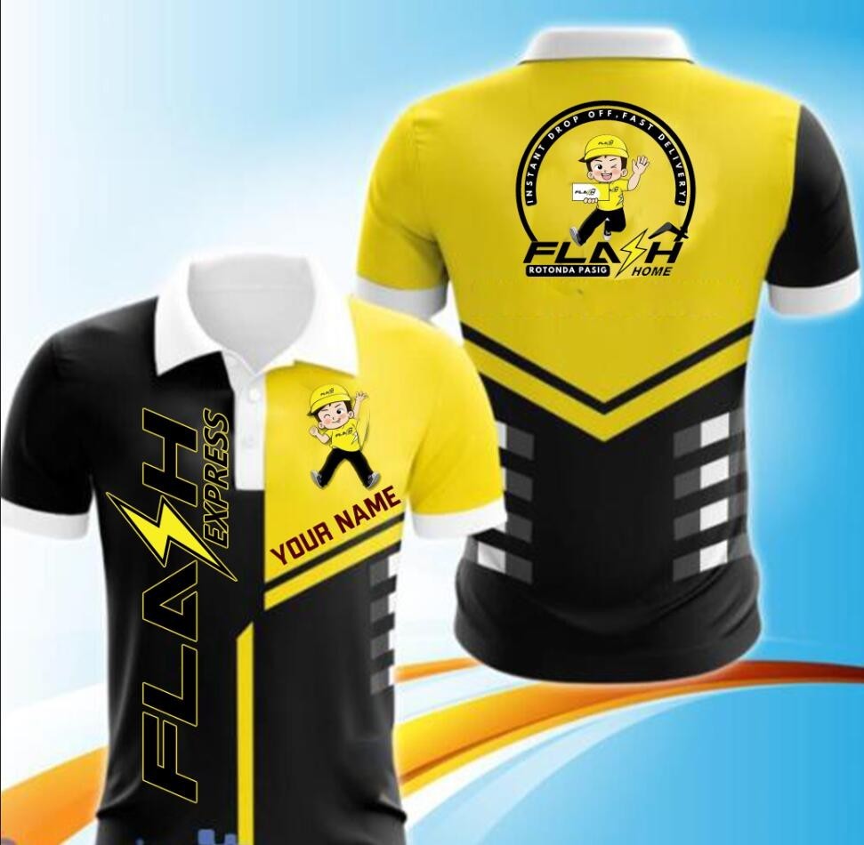 FLASH EXPRS polo SHIRT full sublimation POLO SHIRT high-quality quick ...