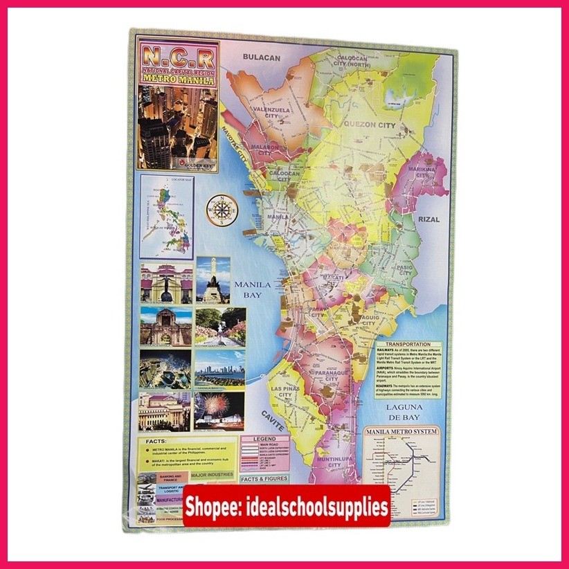 EDUCATIONAL Political Map, Periodic Table of Elements, NCR Map | Shopee ...