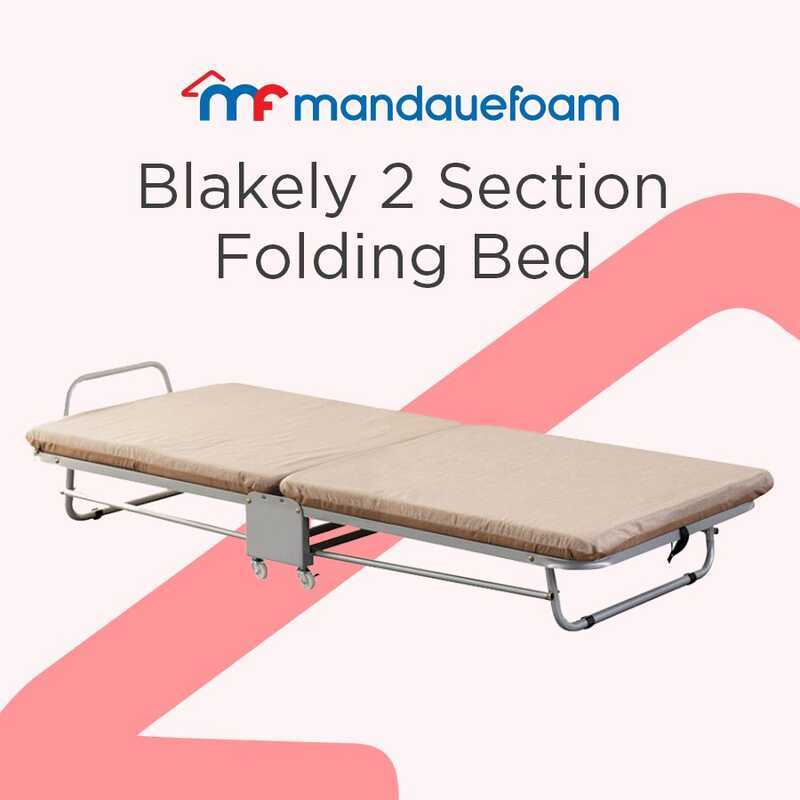 Mandaue Foam Blakely 2 Section Folding Bed 288 | Shopee Philippines