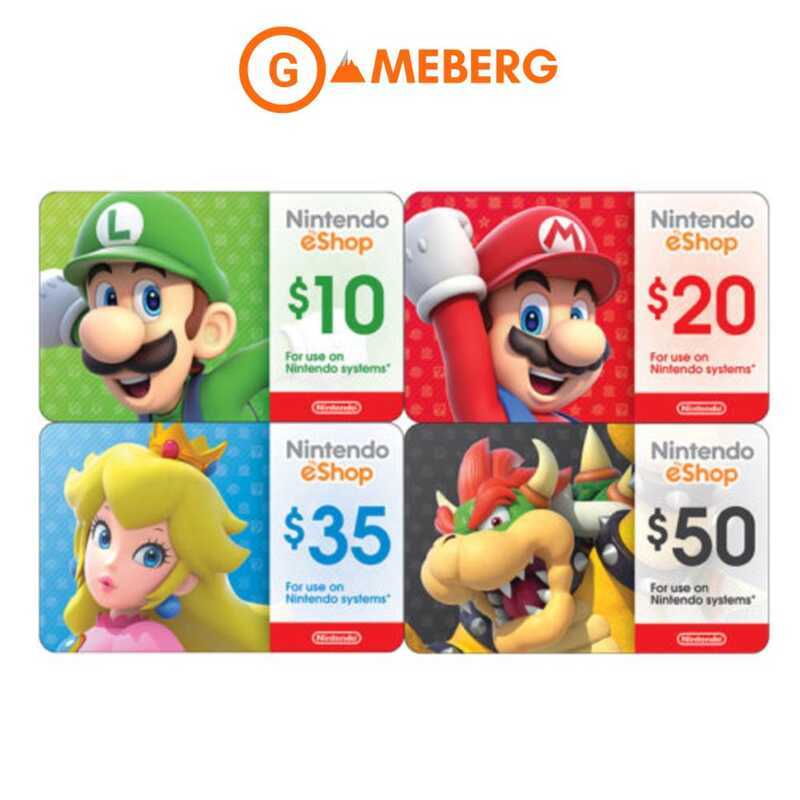Nintendo Eshop USA 10 20 35 / 50 USD - 15 Min Delivery E25 A0a | Shopee ...