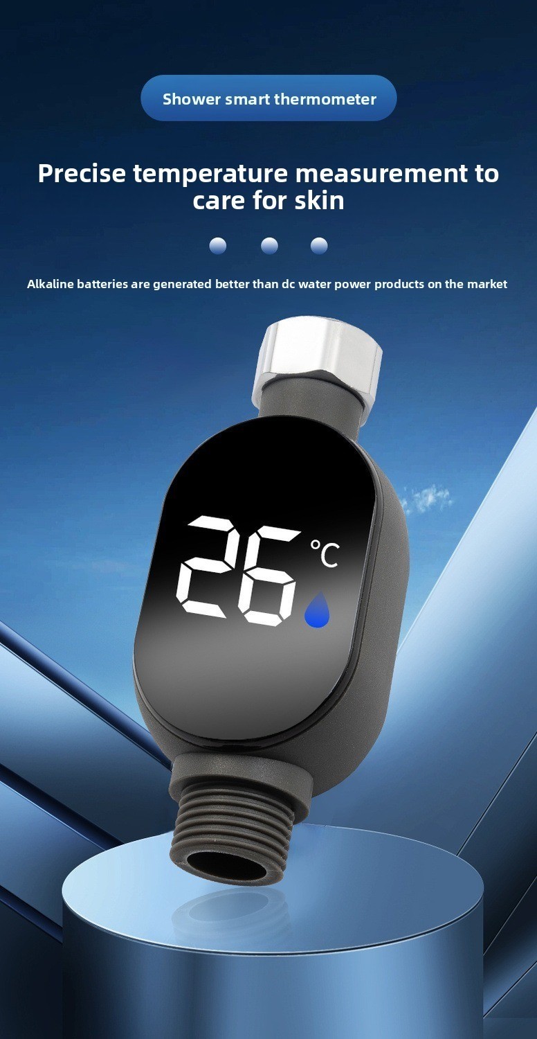 Shower head external LED display water temperature display accessories ...