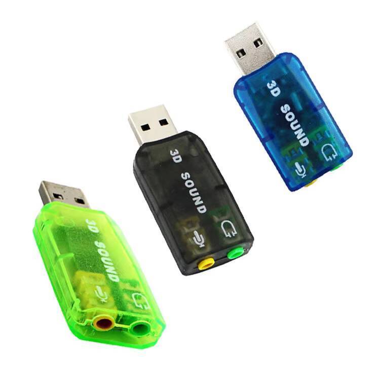 ☑♥ Yushuo/External USB Sound Card for Laptop, Headphone Adapter ...