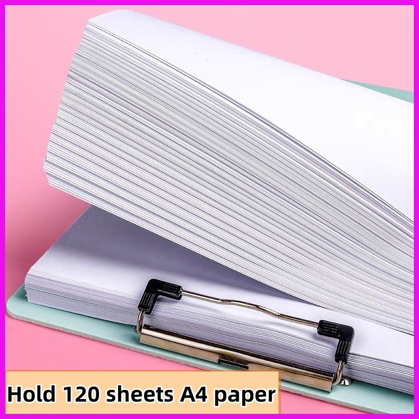 A4 Clip board Long Clip Folder Writing Pad Hard Board Clip Pad Folder ...