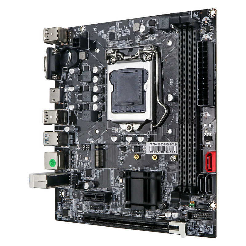 SOYO B75M Motherboard M.2 NVME PCIEx16 DVI Supports Dual-channel DDR3 ...