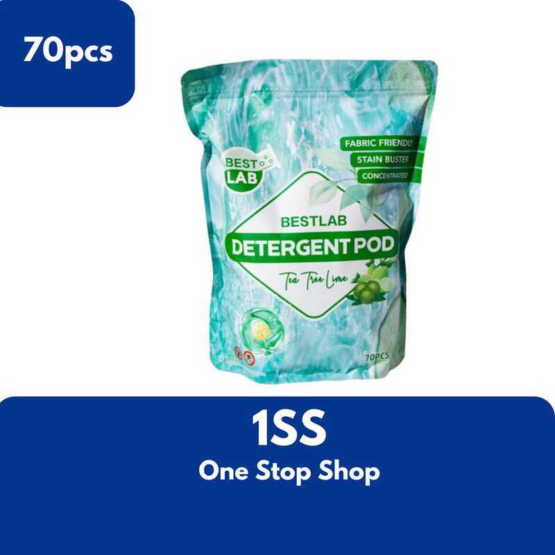 Best Lab Detergent Pod Tea Tree Lime, 70Pcs 3C3 | Shopee Philippines