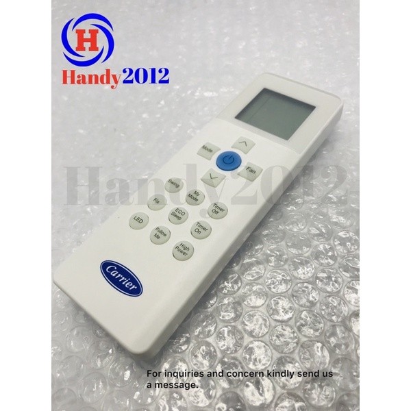 BRANDNEW & ORIGINAL Remote Control for CARRIER split type Aircon ...