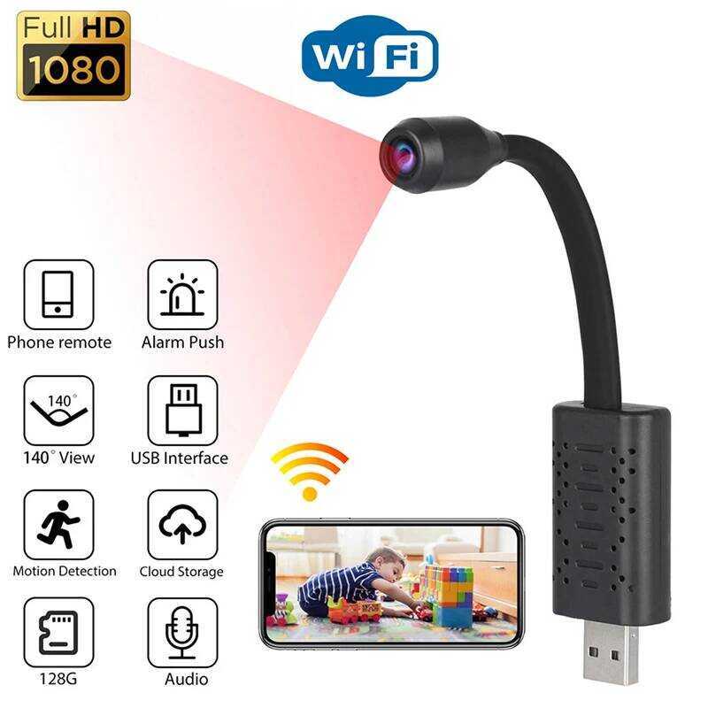 Mini Amera U21 A9 Mini Camera 4K Wifi Portable P2p Ip/Ap Remote Control ...