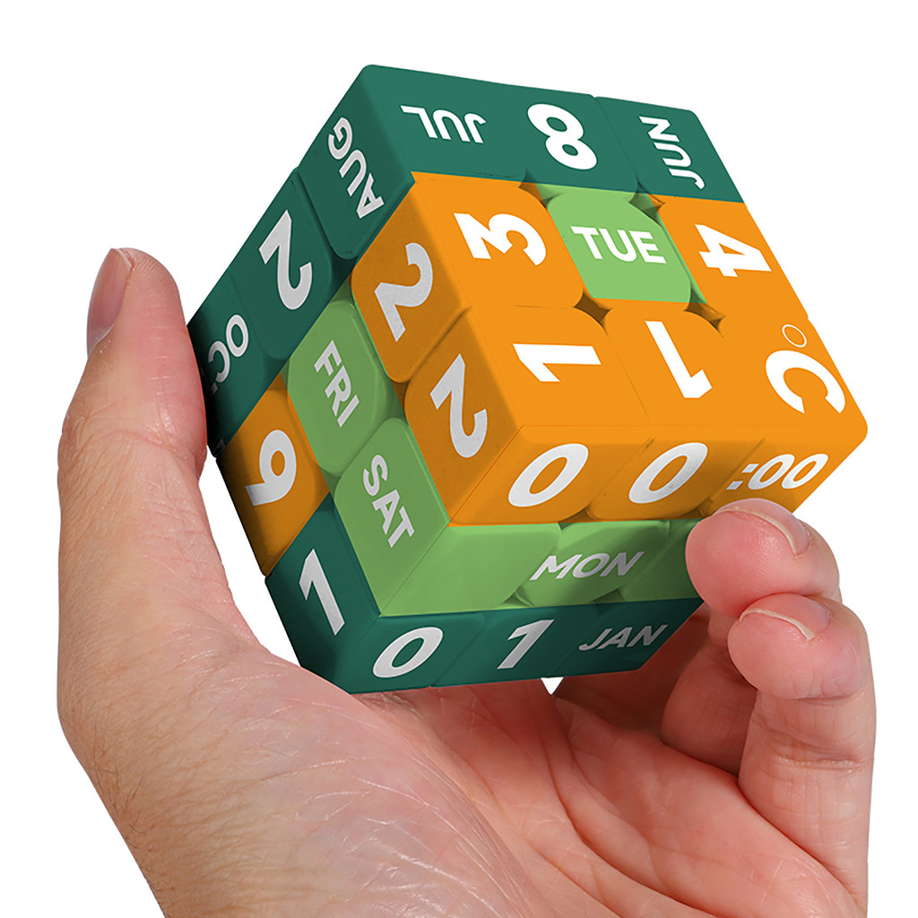 3x3x3 Magic Cube Puzzle UV Printed 3D Calendar Time Stress-Relieving ...