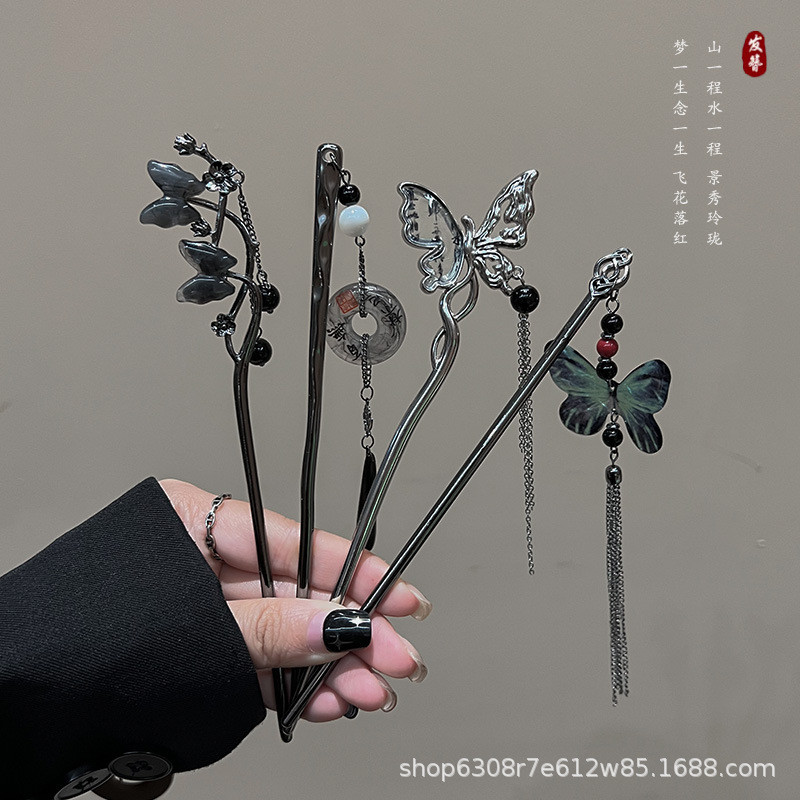 New Chinese Style Antique Hairpin Female High-End Niche Hairpin Hanfu ...