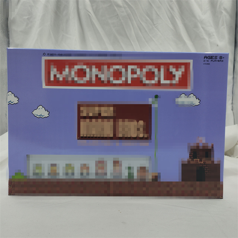 Super Mario Bros. Monopoly Monopoly Game Chess Banknote Board Game Card ...