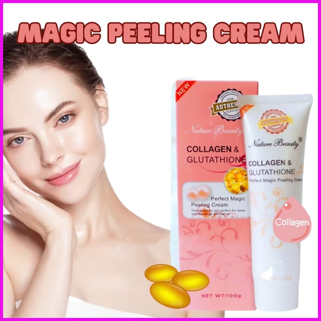 Pearl Collagen & Glutathione Magic Peeling Cream 100g | Shopee Philippines