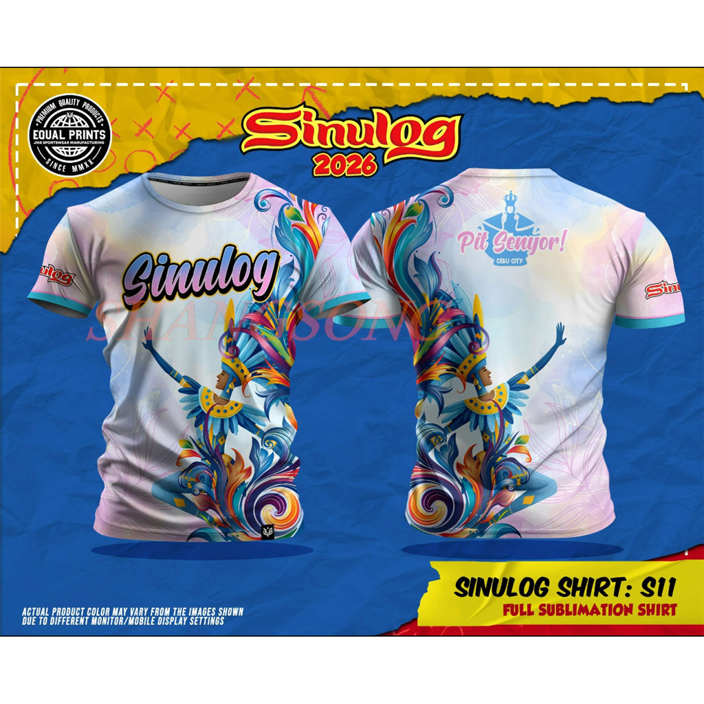 [Custom Name]2026 SINULOG SHIRTM FULL SUBLIMATION T-SHIRT Filipino ...