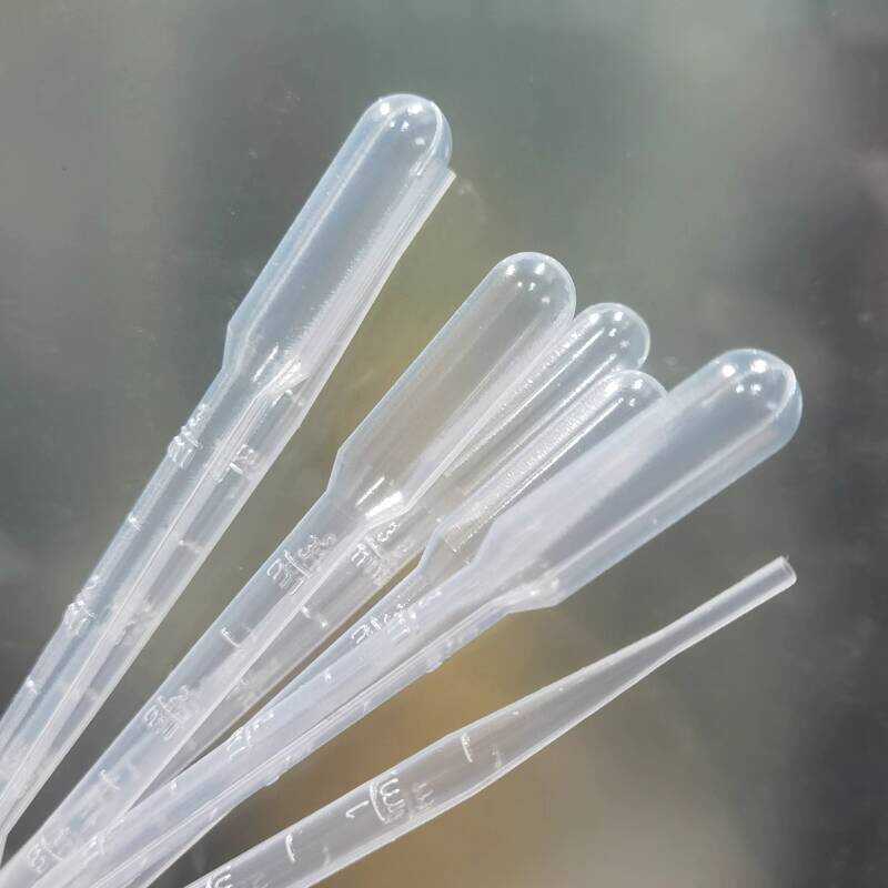 Disposable Dropper 3ml Pasteur Plastic Graduated Pipette Urine Sampling ...