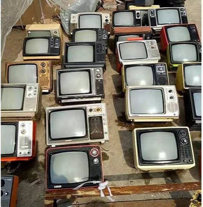 Large Stock of Retro Black and White Televisions from the 70s-80s ...