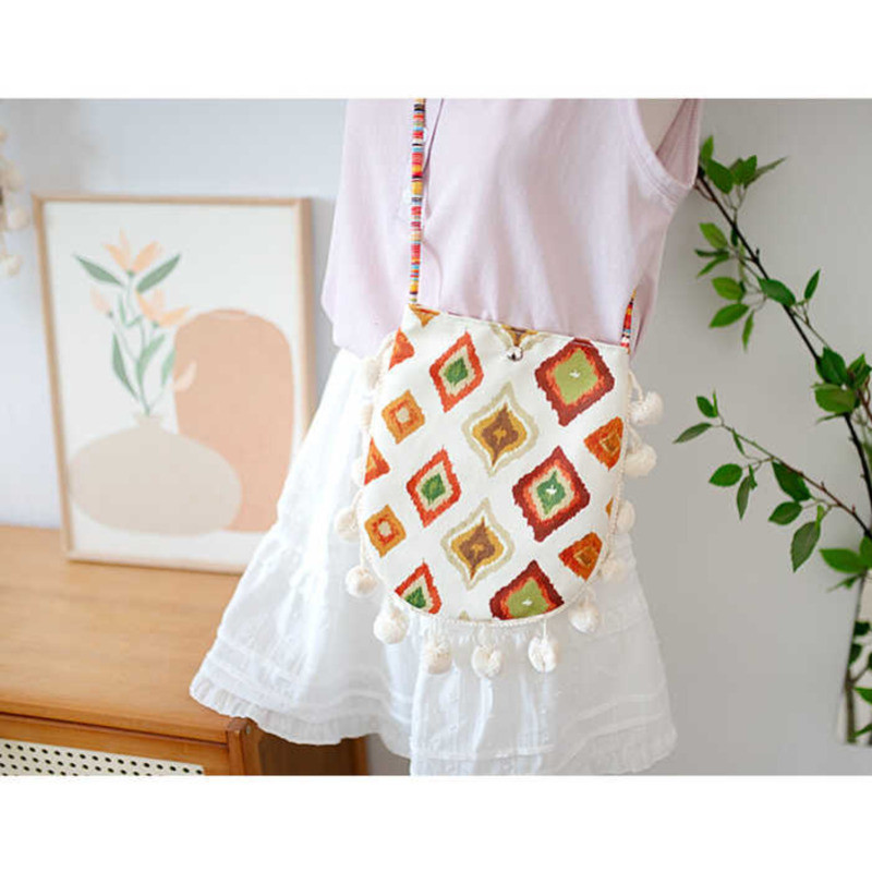 Original Xinjiang Ethnic Style Small Square Adelais Pattern Fashion ...