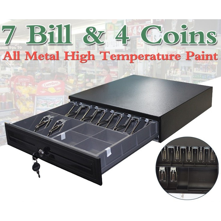 405 Seven Compartment Three Compartment Cash Box Cash Drawer Detachable ...