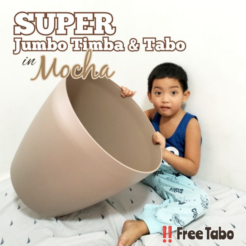 New️ MOCHA Minimalist SUPER JUMBO Timba & Tabo | Shopee Philippines
