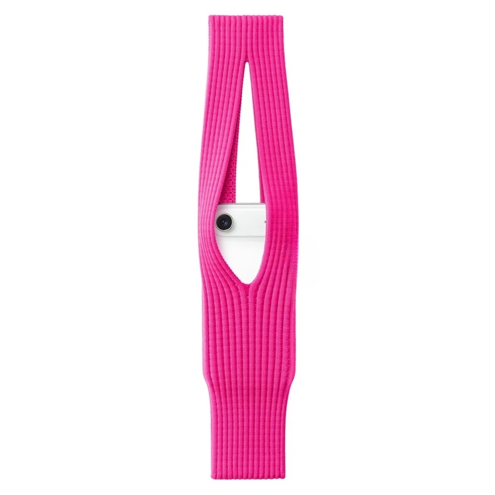 Monee Universal mesh phone pocket bag crossbody strap wrist strap phone ...