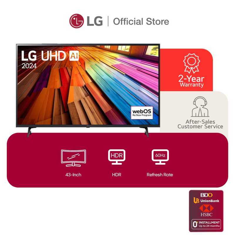 LG UHD - Ut80 Series 43-65 Inch 4K Smart TV 6C0 | Shopee Philippines