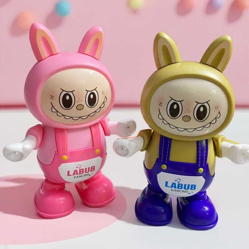 Dancing Labubu Export Electric Dancing Light Music Swing Cute Cute bubu ...