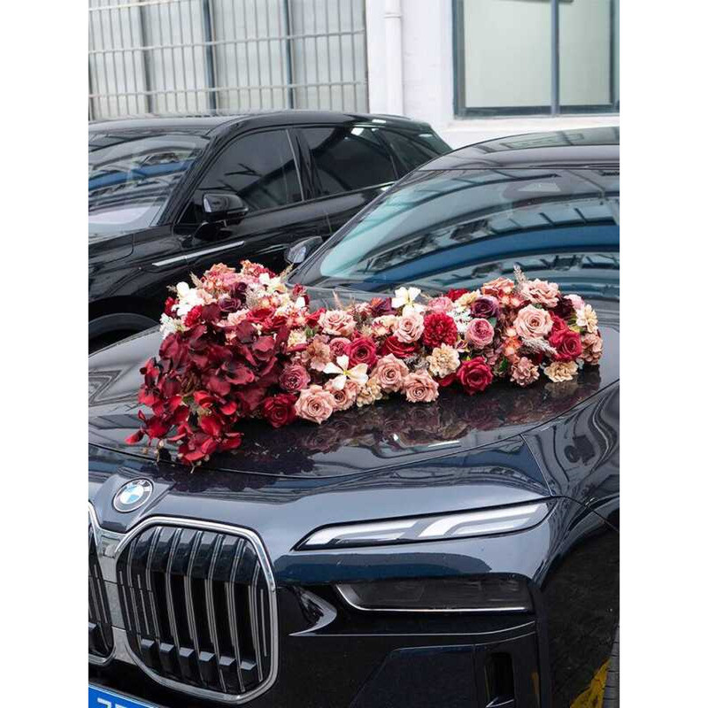 Decoration Bridal Carriage Arrangement Artificial Fake Flowers European ...
