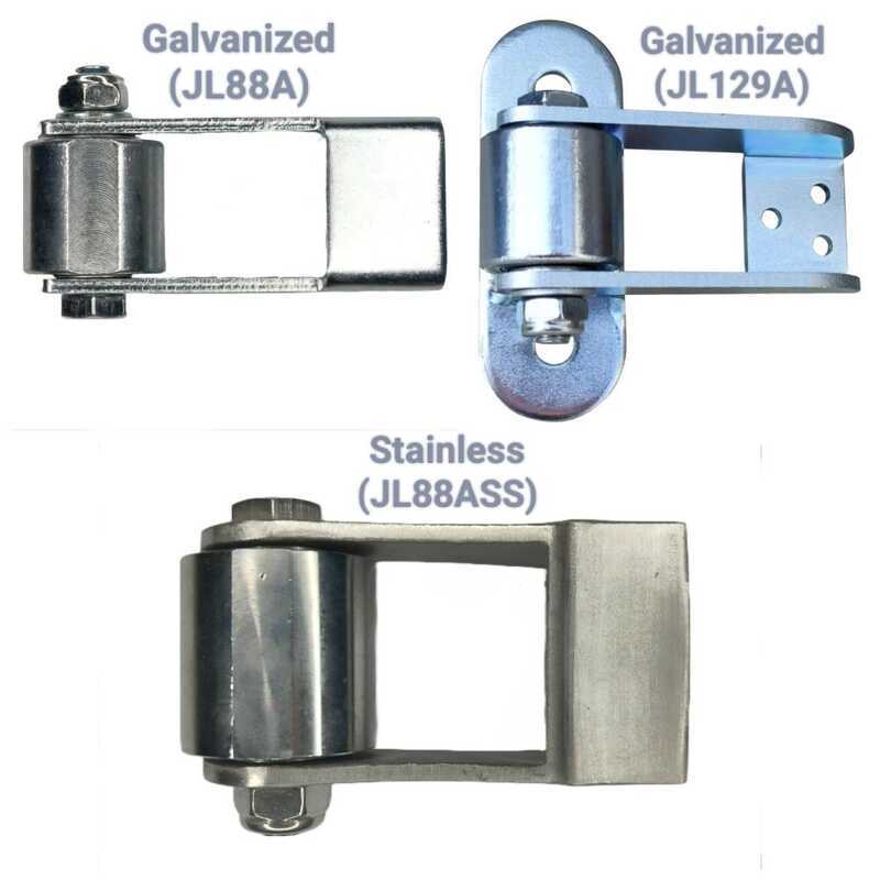 ☑️ JE 1Pc Folding Gate Hinge, Slide Side Turning Curving Bifold / Bi ...