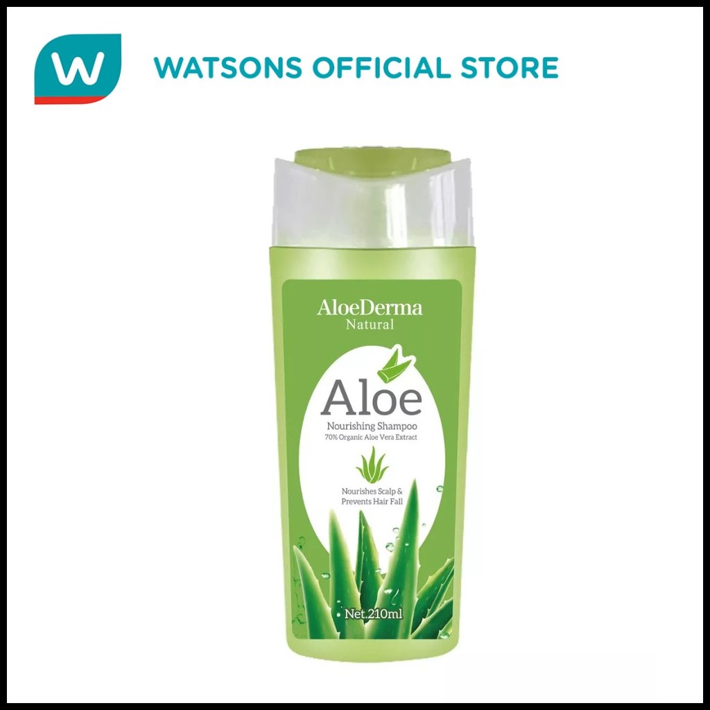 ALOEDERMA Natural Shampoo 210ml | Shopee Philippines