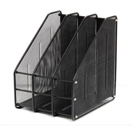 Wire mesh 3 - tier file frame/file bar/magazine rack Desk organiser ...