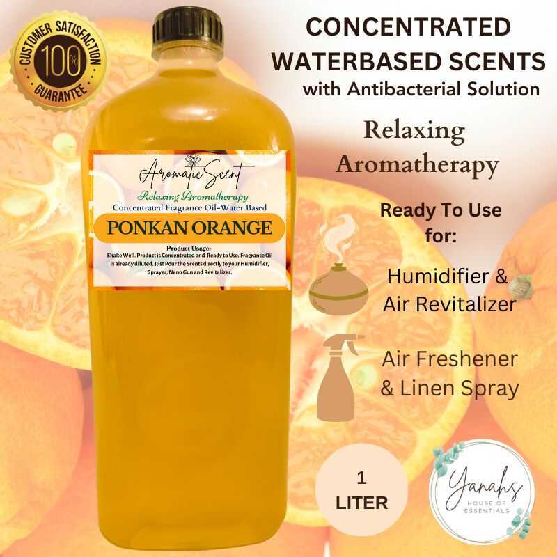 PONKAN ORANGE 1L Water Based Essential Oil For Humidifier, Air ...
