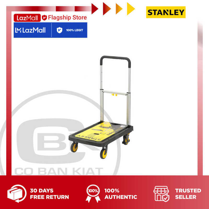 Stanley 135Kg Foldable Platform Truck – Aluminum Trolley Cart With ...