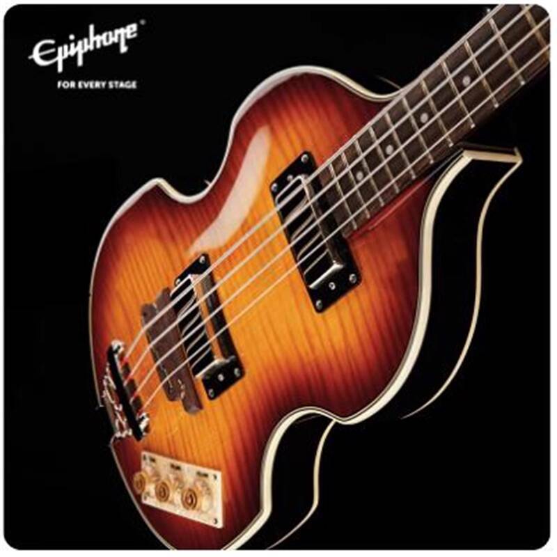 Epiphone Viola Bass Professional Grade Beginner Maple Electric Bass for ...