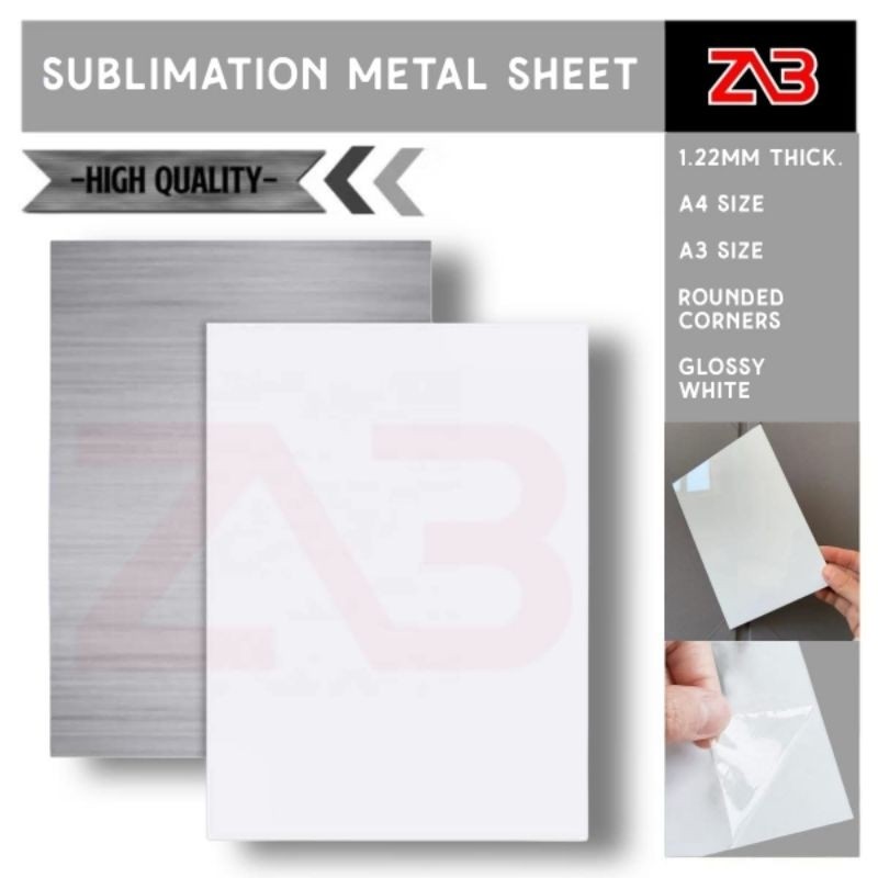 Sublimation Metal Sheet Blank A4 size 1.22mm | Shopee Philippines
