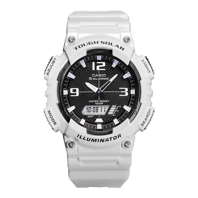 Casio | Waterproof Night Light Dual Display Solar Quartz Watch for ...