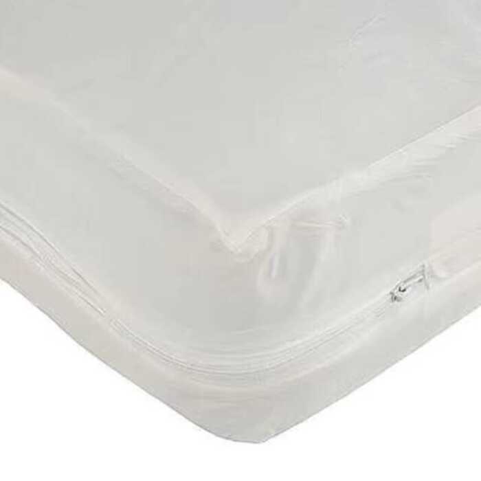 Plastic Mattress Protector Waterproof Bed Cover with Zipper Polyvinyl ...
