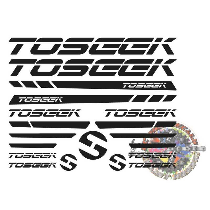 TOSEEK BIKE FRAME DECALS 8Af | Shopee Philippines
