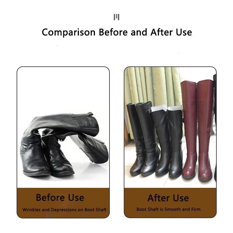 16in Plastic Long Boots Shaper Anti Crease Protector Tall Boot Anti ...