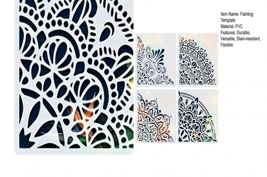 SOU Graffiti Stencil Size Painting Stencil Template 11.8 Inch Reusable ...