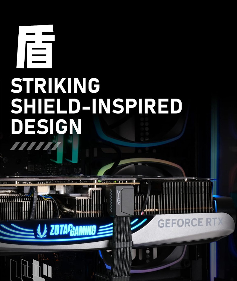 EZDIY-FAB SHIELD 90 16AWG 12VHPWR Male to Female Extension PCIe 5.1 PSU ...