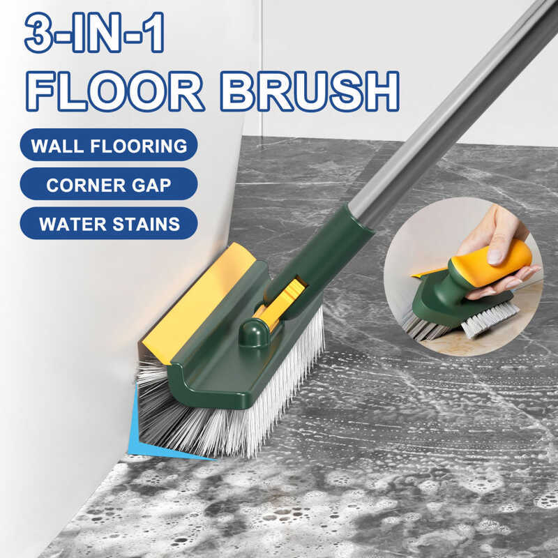 3 In 1 Ground Crevice Brus Gap Wiper Magic Mop Floor Toilet V Sape ...