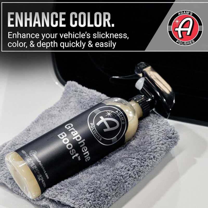 Adam's Graphene Boost - Ceramic Coating Spray For Car Detailing | Adds ...