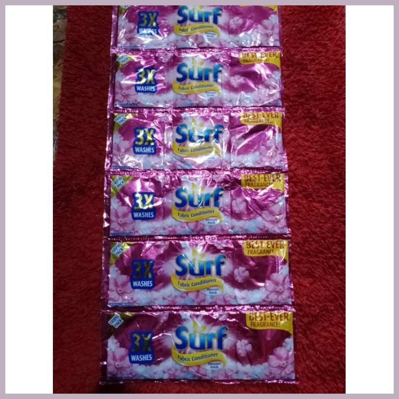 Surf Fabcon Trio soft packaging by 6 (assorted colors) | Shopee Philippines