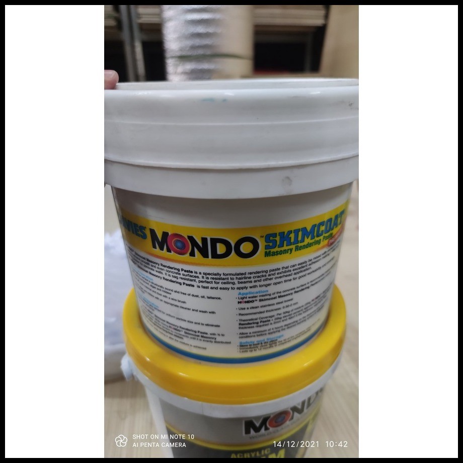 Davies Mondo Skimcoat SK2 , 2 Component Masonry Rendering Paste 4Liters ...