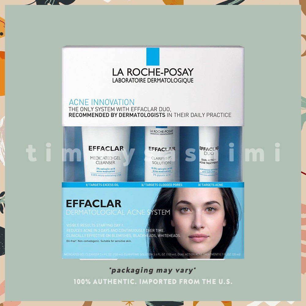 LA ROCHE-POSAY Effaclar Dermatological Acne System | Shopee Philippines